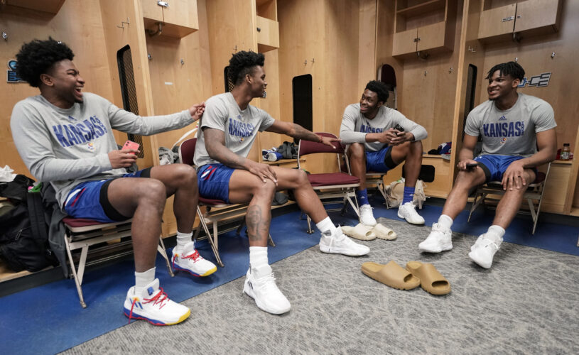 KJ Adams, young KU big men and more eager to help Dajuan Harris Jr ...